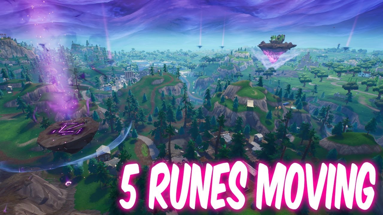 Fortnite floating runes.5 RUNES NOW MOVING TOWARDS THE ISLAND - YouTube