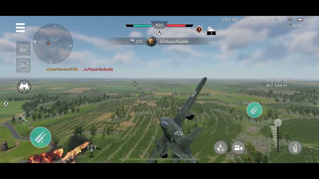 Me-262 Intercept - War Thunder Mobile - YouTube