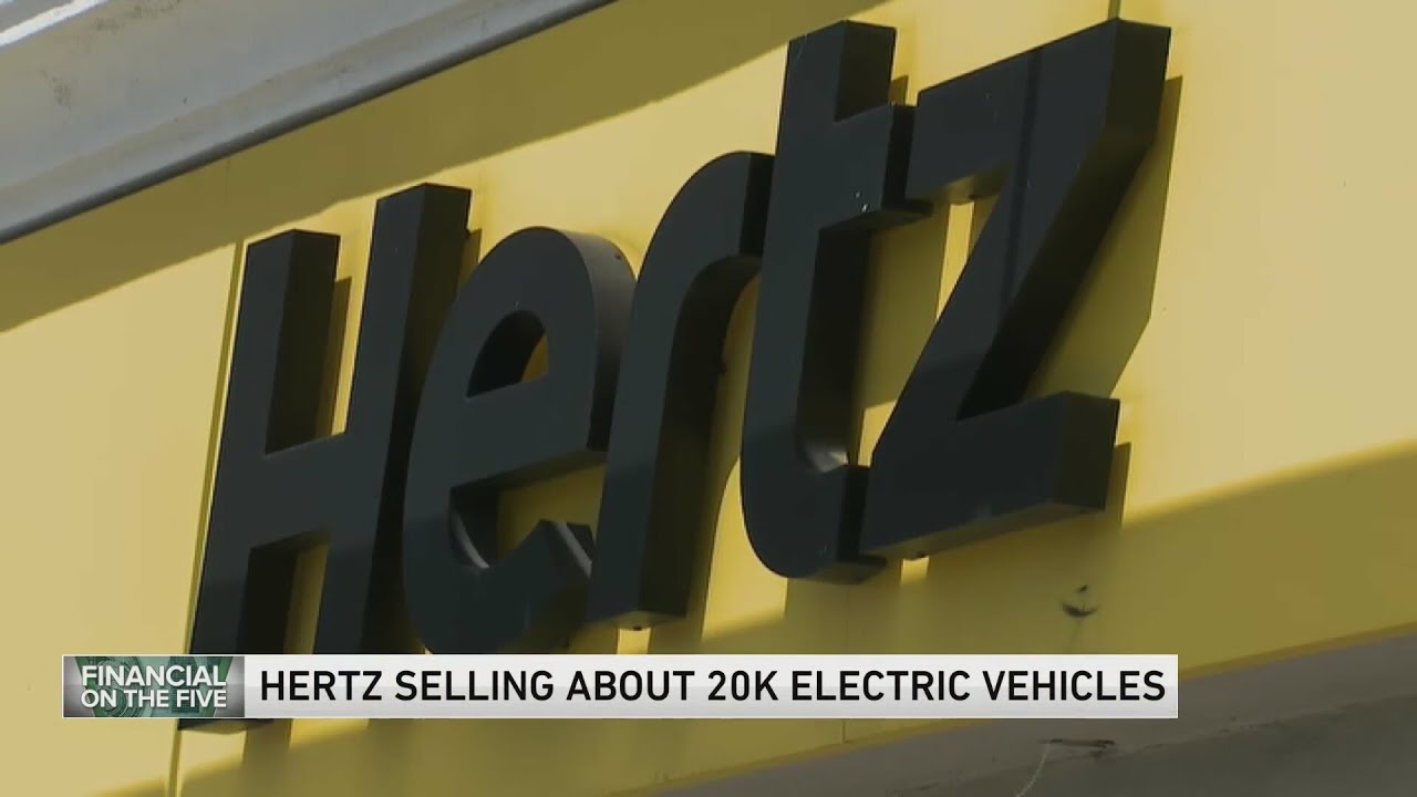 Hertz rental selling about 20K of electric vehicles - YouTube
