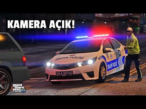 POLİS KAMERASI - GTA 5’te Toyota ile gece Trafik Kovalamacası | LSPDFR