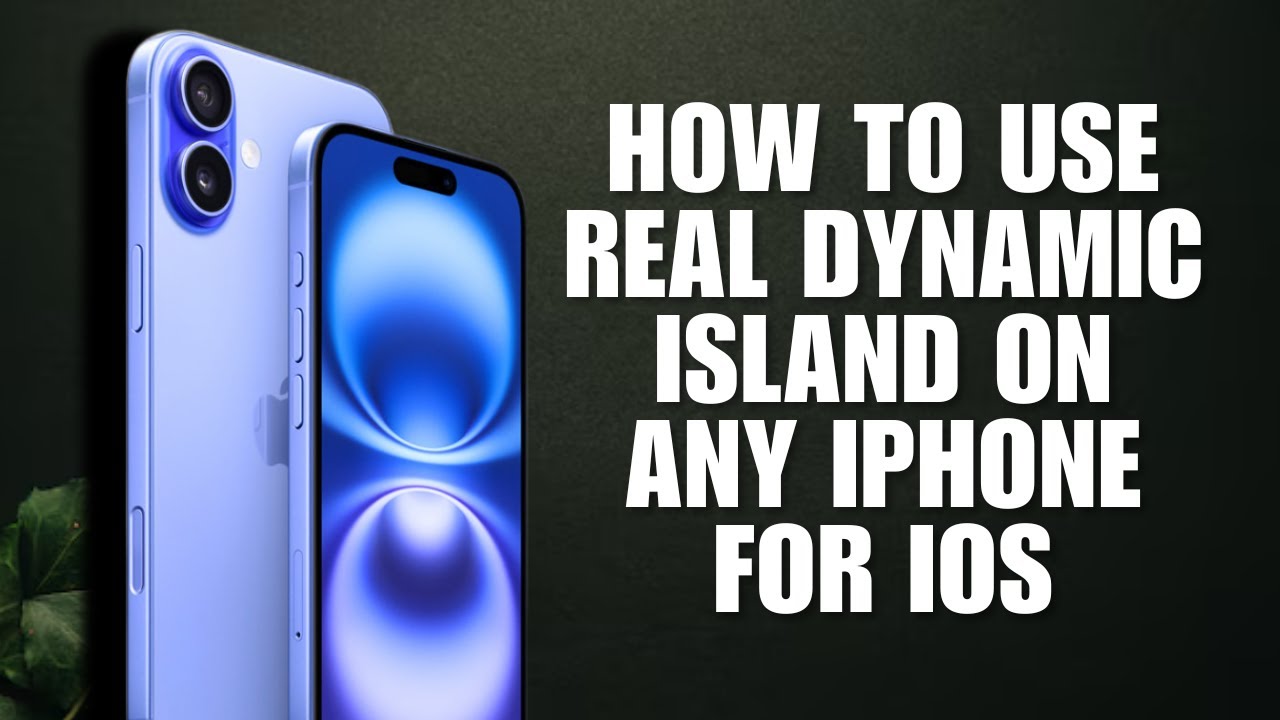 How to Use REAL Dynamic Island on ANY iPhone for iOS 16/17/18 - Full ...