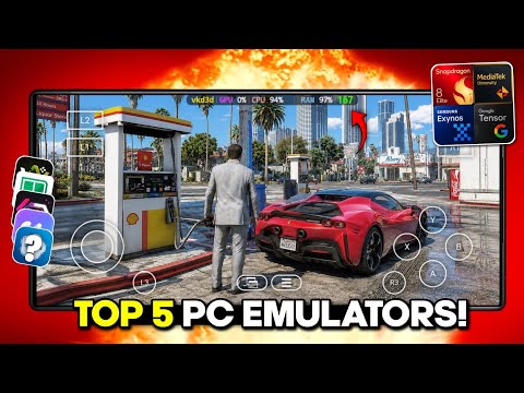 🚀 Top 5 Best PC Emulators for Android in 2026 | Windows PC Games on Android + Performance Comparison