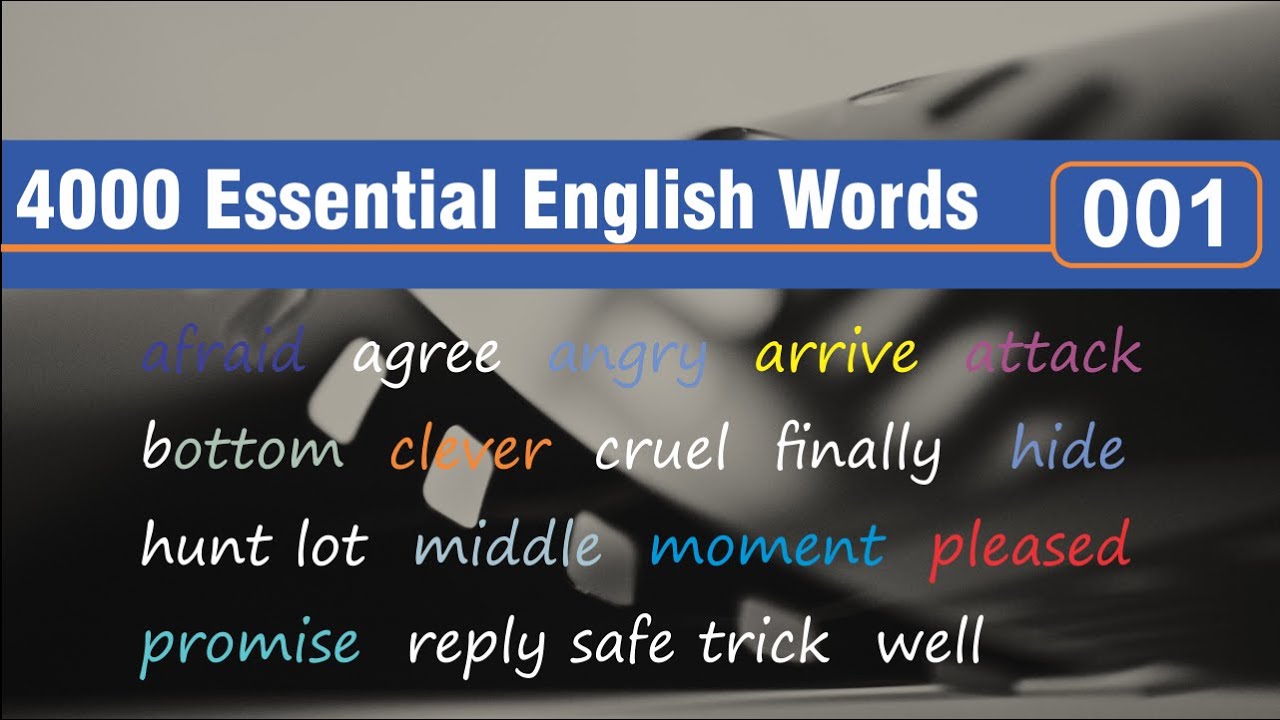 4000 Essential English Words List 001 WITH MOVIE CLIPS - YouTube