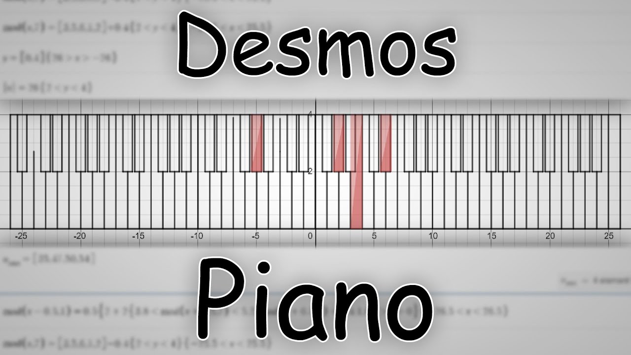 Desmos Piano - YouTube