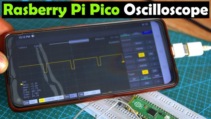 Diy Smartphone Oscilloscope Using Raspberry Pi Pico 48 Off