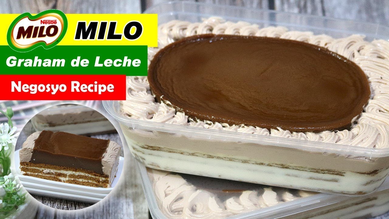 Milo Graham de Leche Recipe | Negosyo Recipe with Costing - YouTube