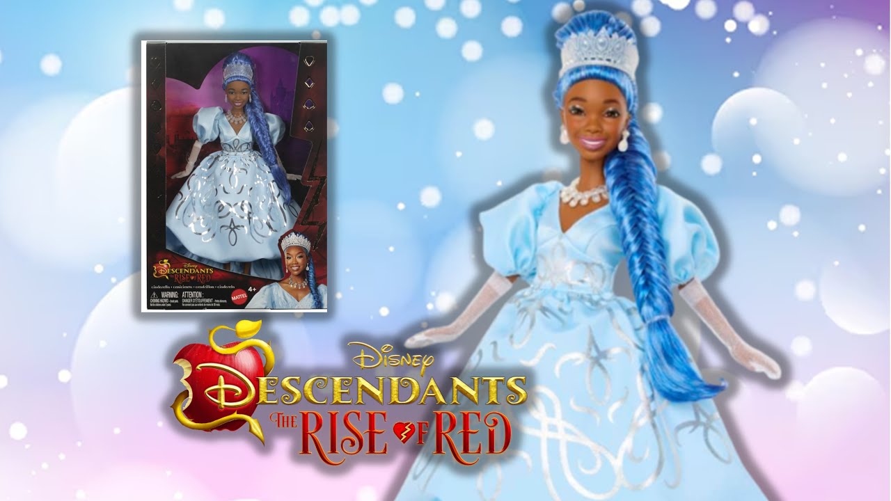 Queen Cinderella Doll Review & Unboxing 💙💎🦋 Disney Descendants the Rise ...