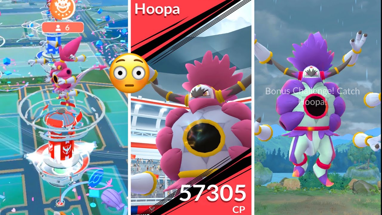 Hoopa unbound is back in 5 star raids in Pokemon go. - YouTube