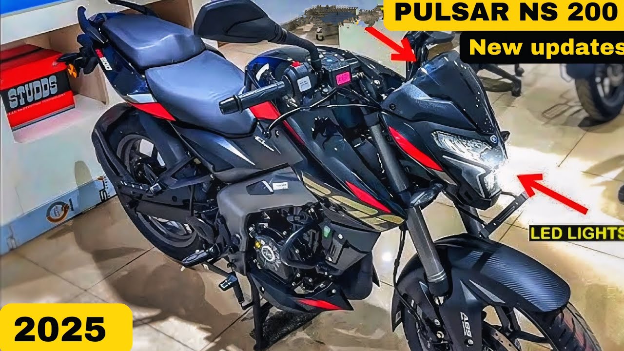New Bajaj Pulsar NS 200 BS7 E20 model 2025 price,features & mileage ...