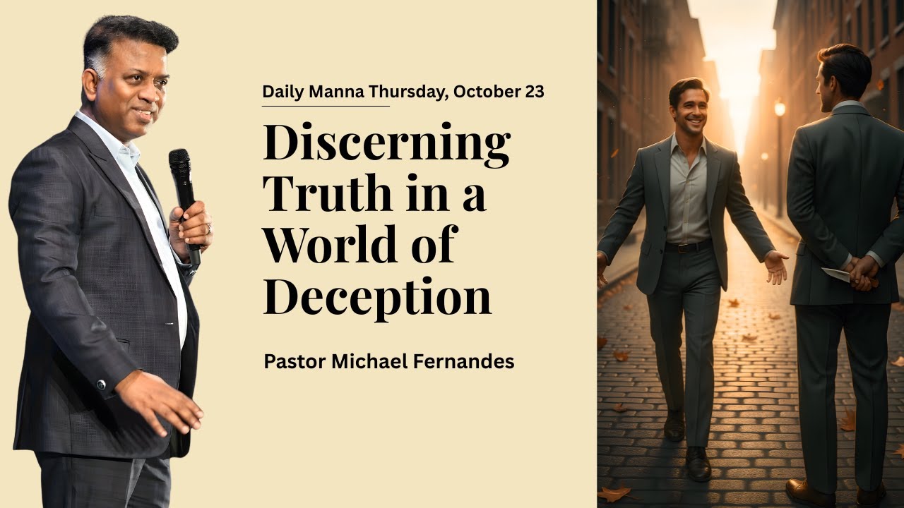 Discerning Truth in a World of Deception | 20251023 - YouTube