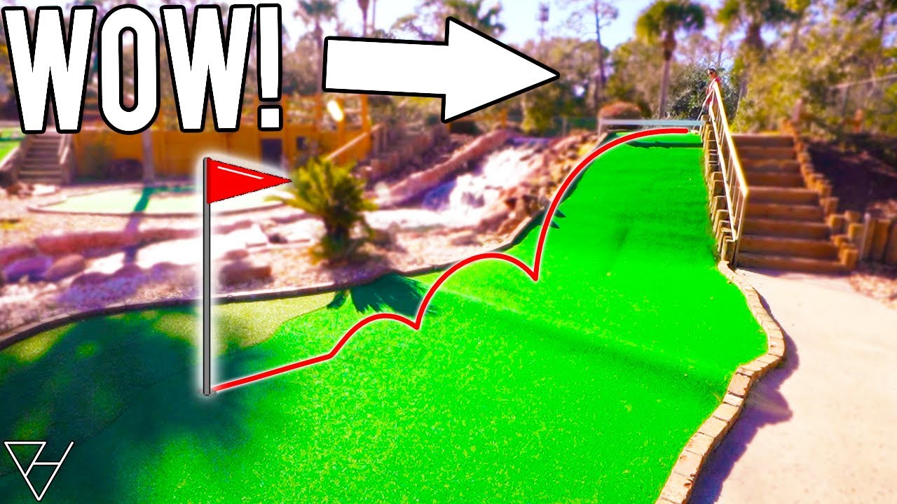 That Would've Been Insane! | Mini Golf Hole In One! - YouTube