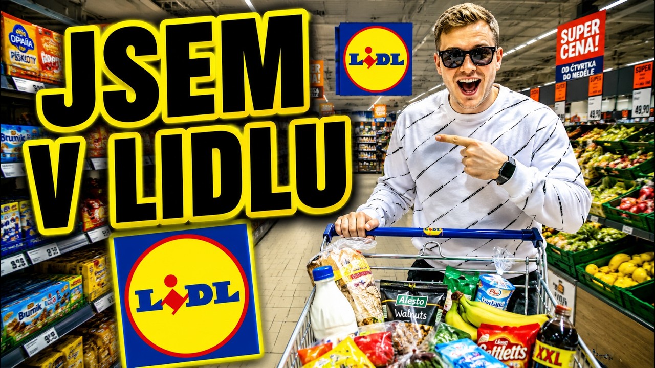 Jak ušetřit v LIDLU? Nákup za 5 minut jako profík - YouTube