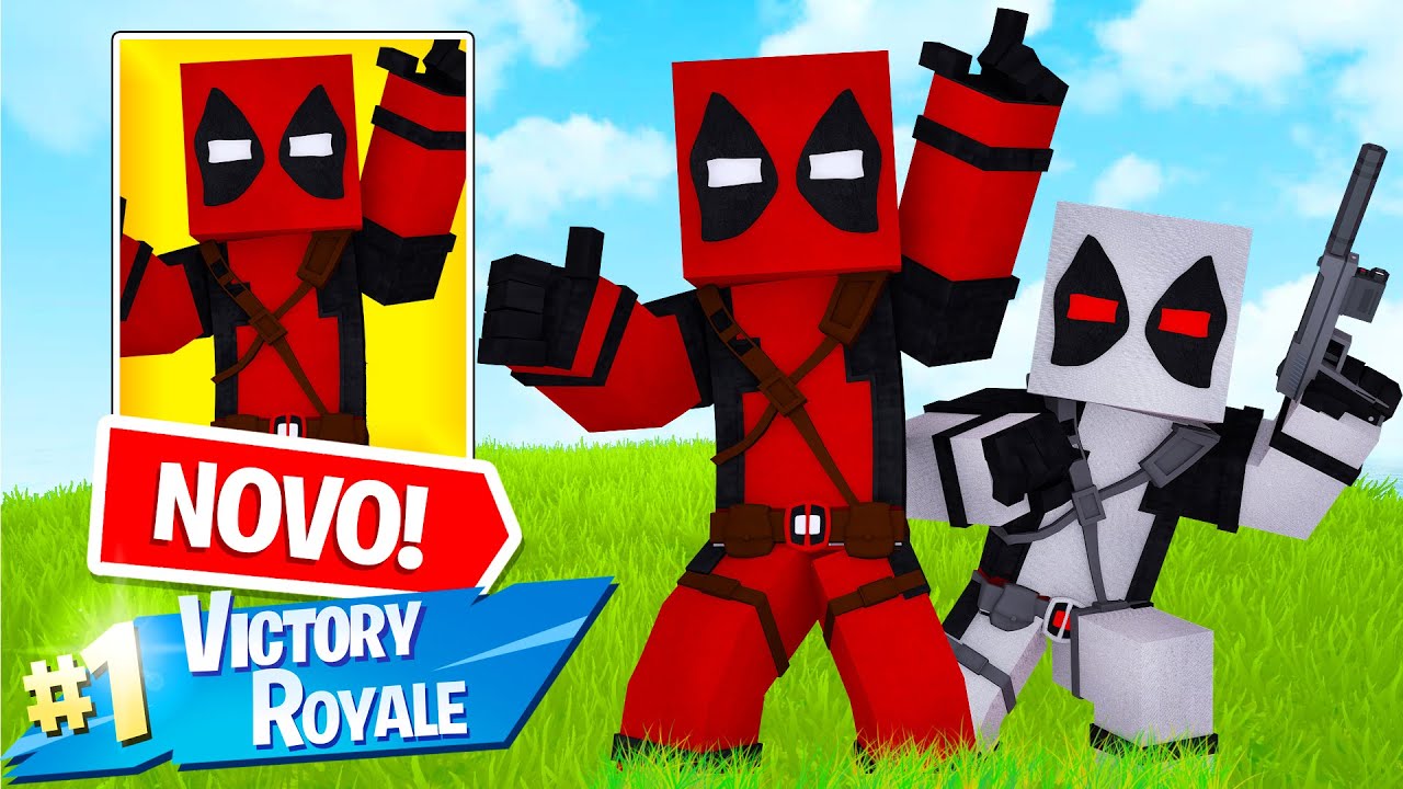 FORTMINE - *NOVO* MODO DEADPOOL! *skin de graça* ‹‹ P3DRU ›› - YouTube