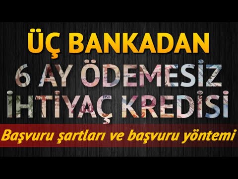 10 Bin TL TEMEL İHTİYAC KREDİSİ VEREN BANKALAR KESİN ÇÖZÜM