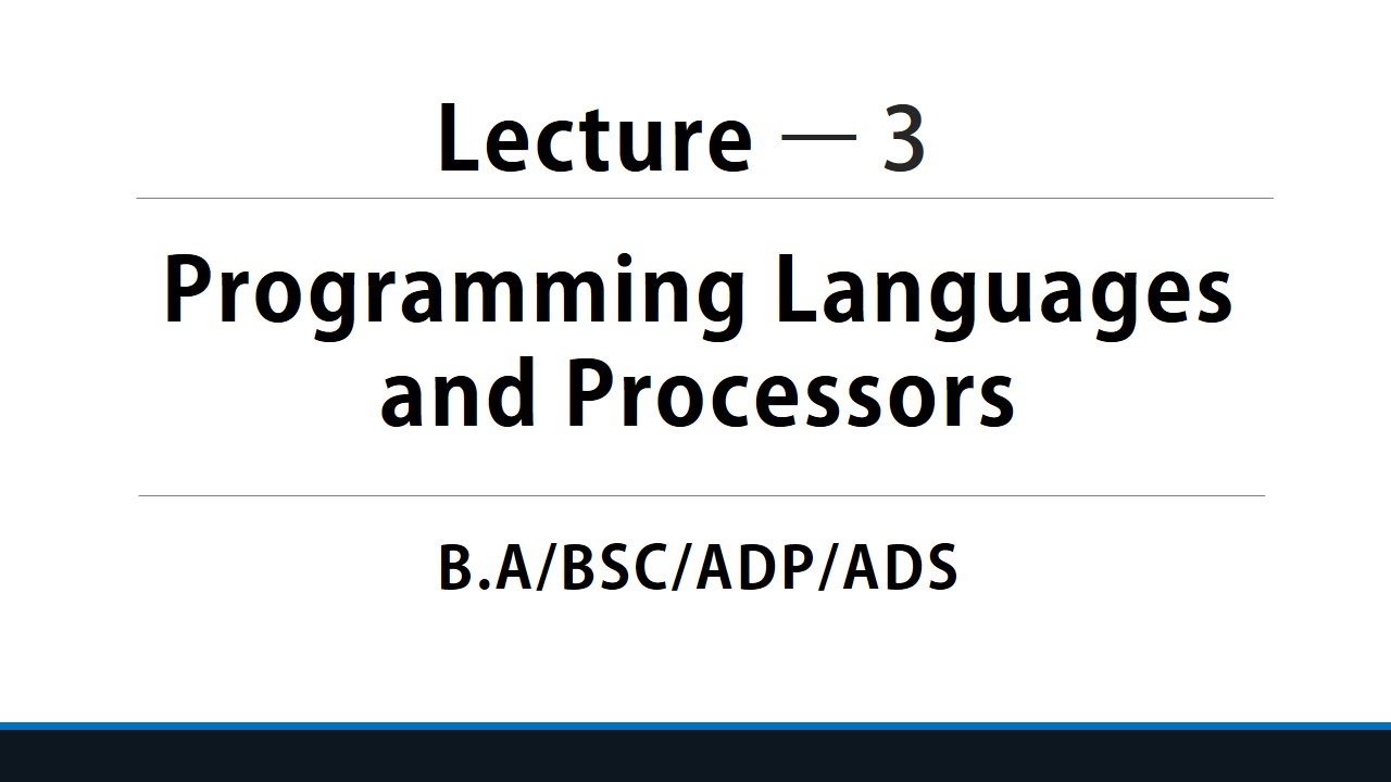 Programming Languages And Translators Lecture 03 VB Programming Programming Languages And Translators Lecture 03 VB Programming