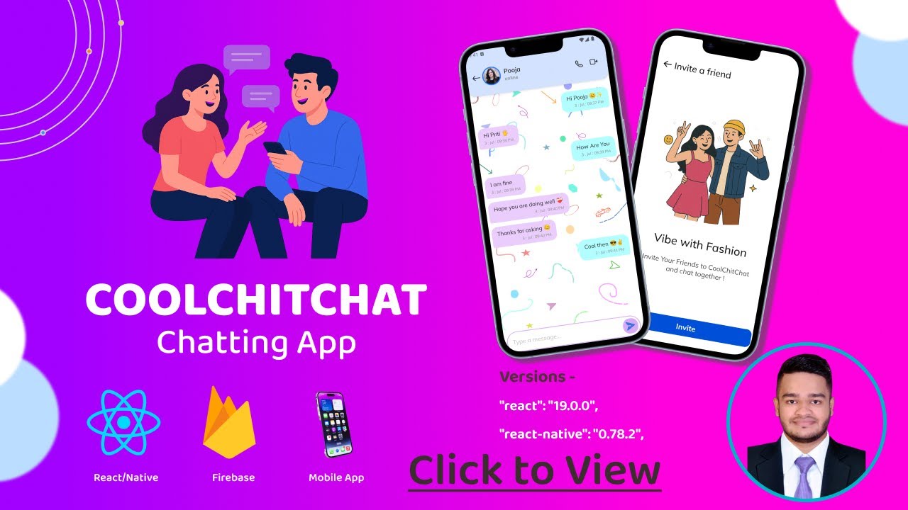 CoolChitChat | Complete React Native Chat App From Idea to Play Store ...