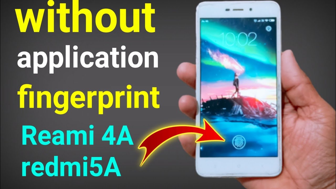 without application fingerprint set in redmi 4A 5A ll redmi mobile ...