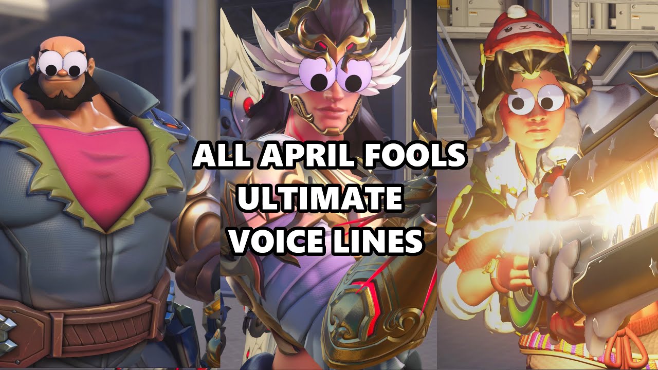 All April Fools Ultimate Voice Lines for Every Hero 2024 | Overwatch 2 ...
