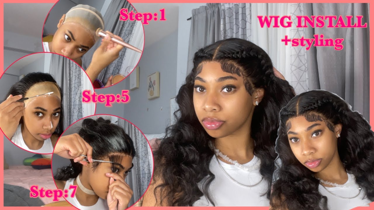 START TO FINISH WIG INSTALL + STYLING ( BEGINNERS FRIENDLY) 😍 - YouTube