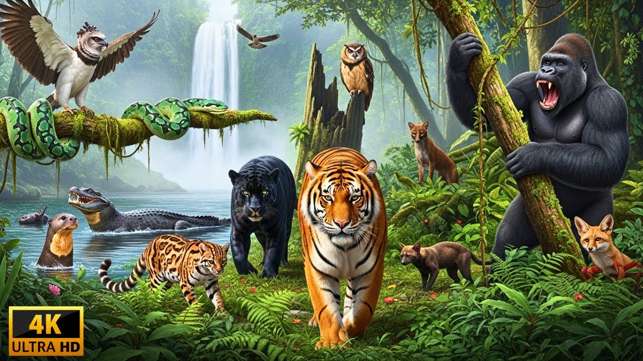 Animals of Amazon 4K | Predators of the Amazon 4K — Apex Hunters ...