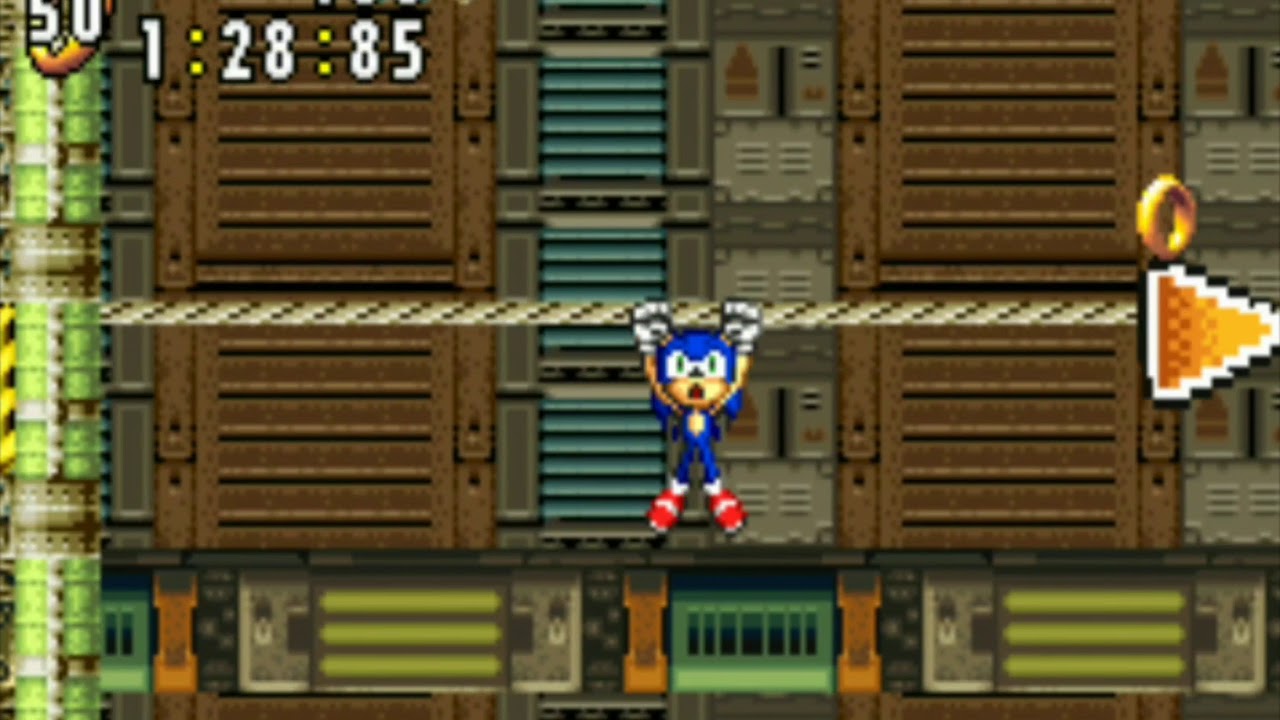 Sonic advance: Secret Base zone (race with royal) - YouTube