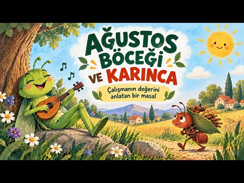 Uyku Vakti Masalı: Ağustos Böceği ve Karınca – Sorumluluk Almanın Değeri
