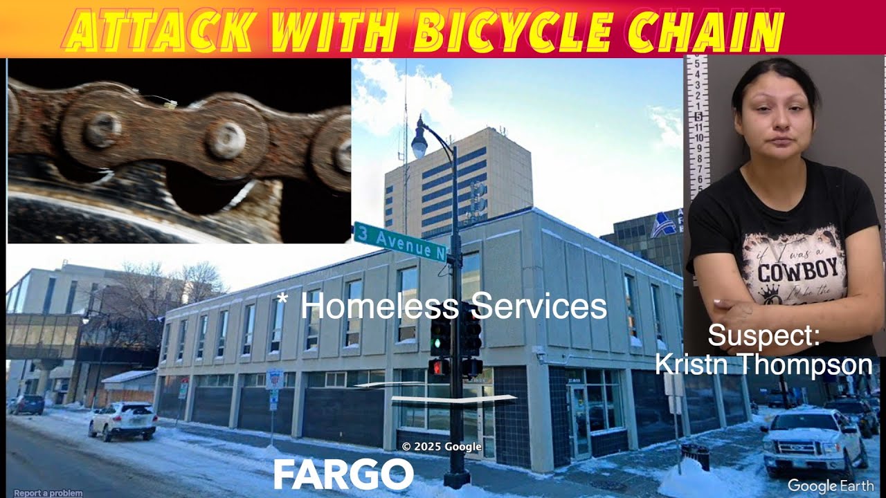 Attack With Bicycle Chain In Downtown Fargo - YouTube