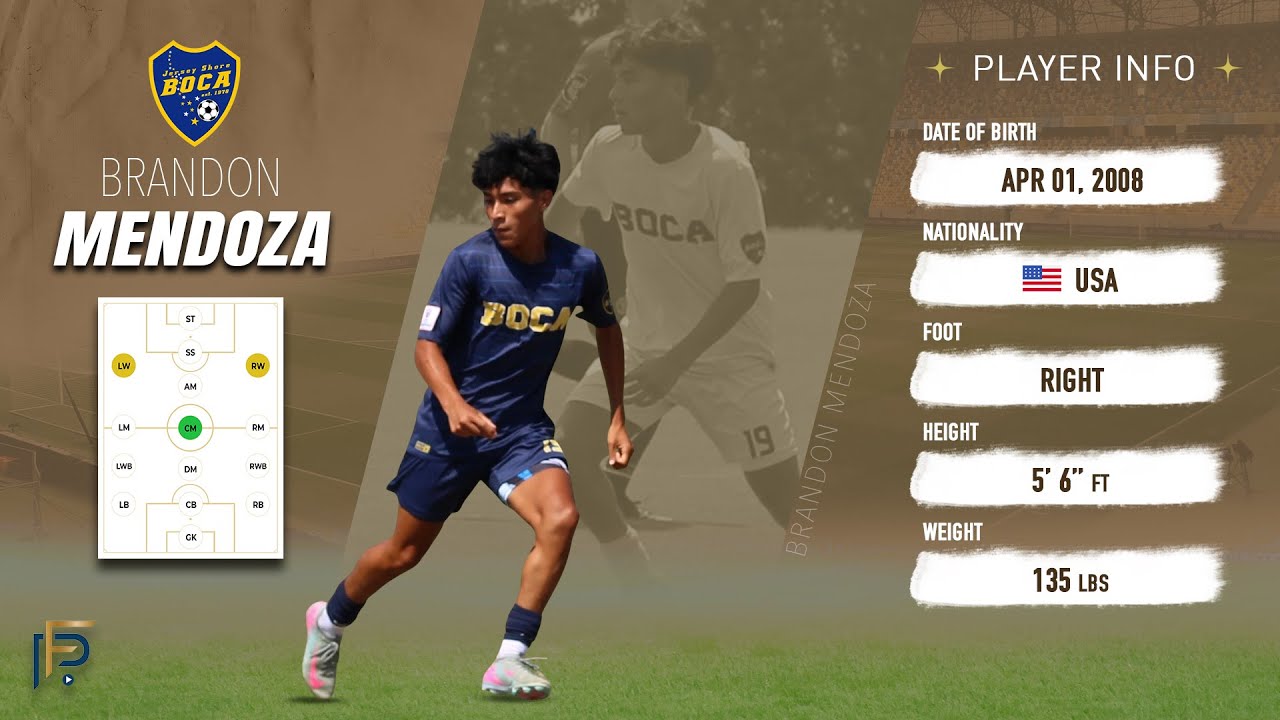 Brandon Mendoza • CM / LW / RW Highlights - YouTube