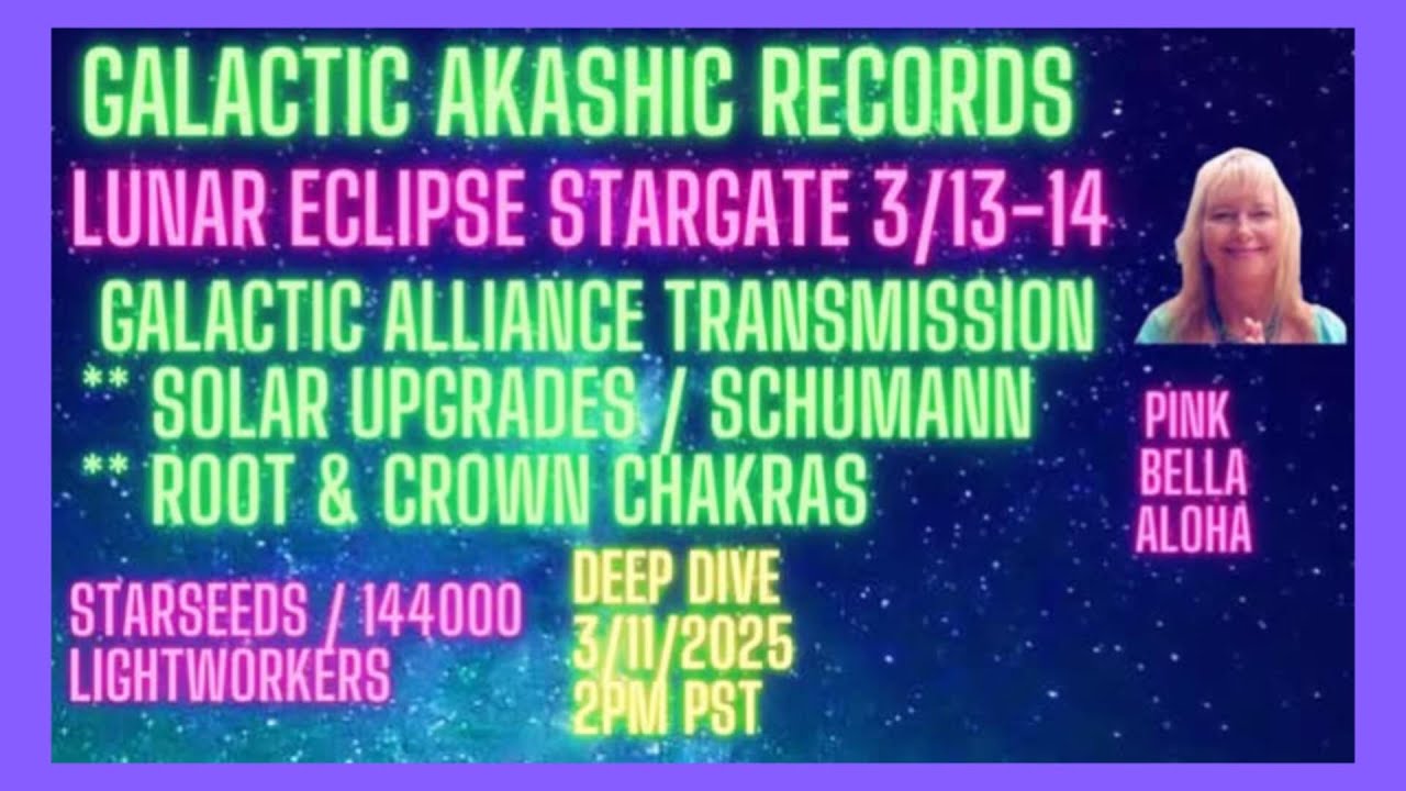 LUNAR Eclipse Full Moon STARGATE! 💜 GALACTIC Tarot 🔥 Solar Flares 💙 Starseed Upgrades! - YouTube