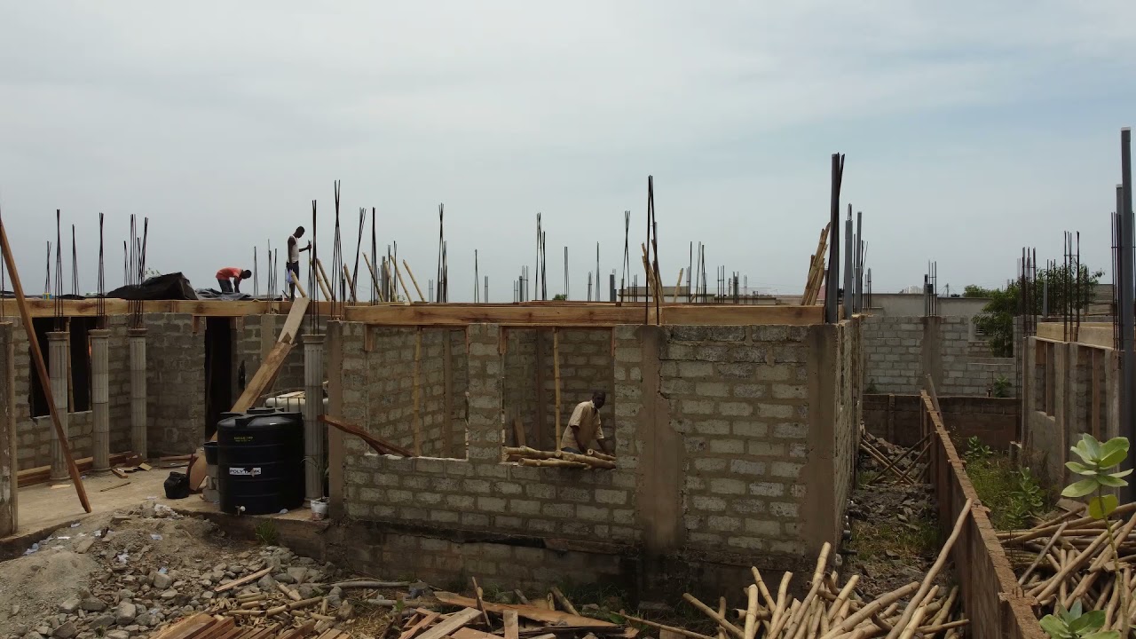 Building In Ghana - Carpenter Flow Work Phase 2 - YouTube