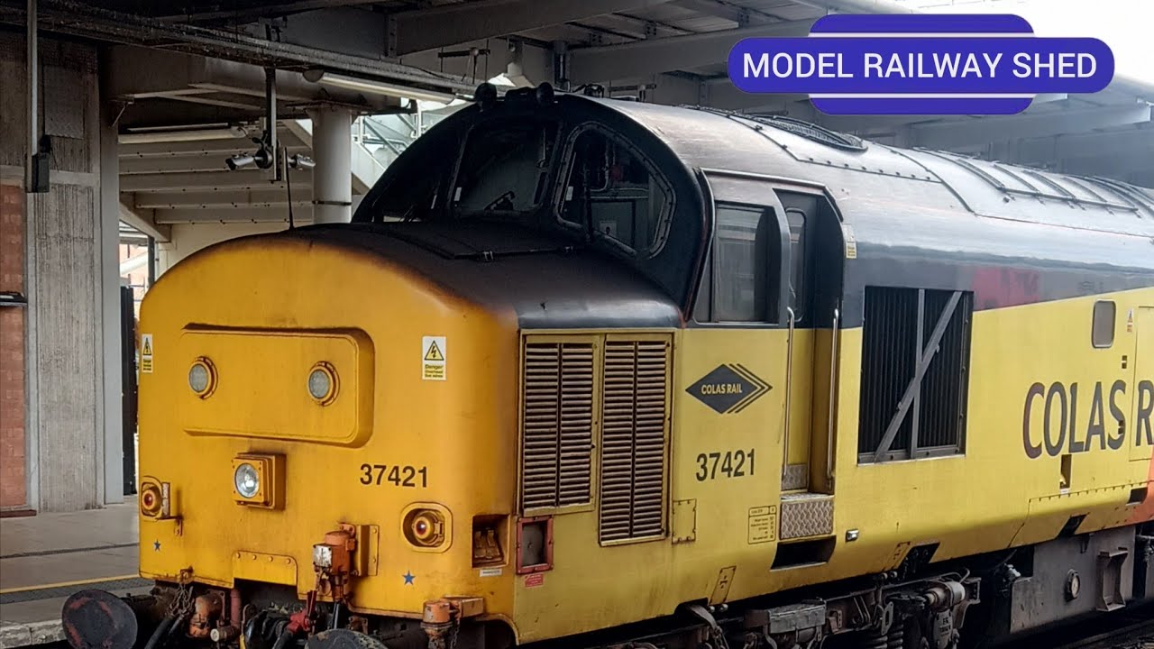 Class 37 37421 Colas Rail Derby Station. 06/07/24 - YouTube
