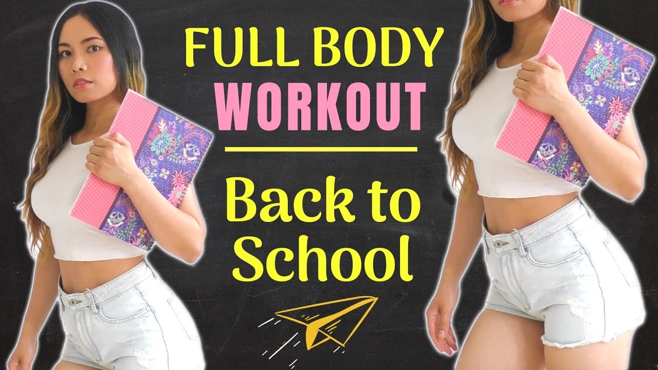 10 Min Back To School Morning Workout, At Home Full Body Sculpting #1 ...