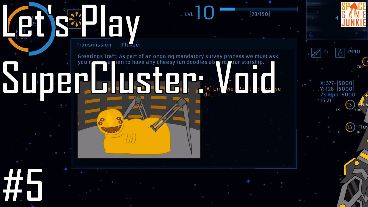 SuperCluster: Void - Serious Snacks are Serious - Let's Play Entry 5/5 - YouTube