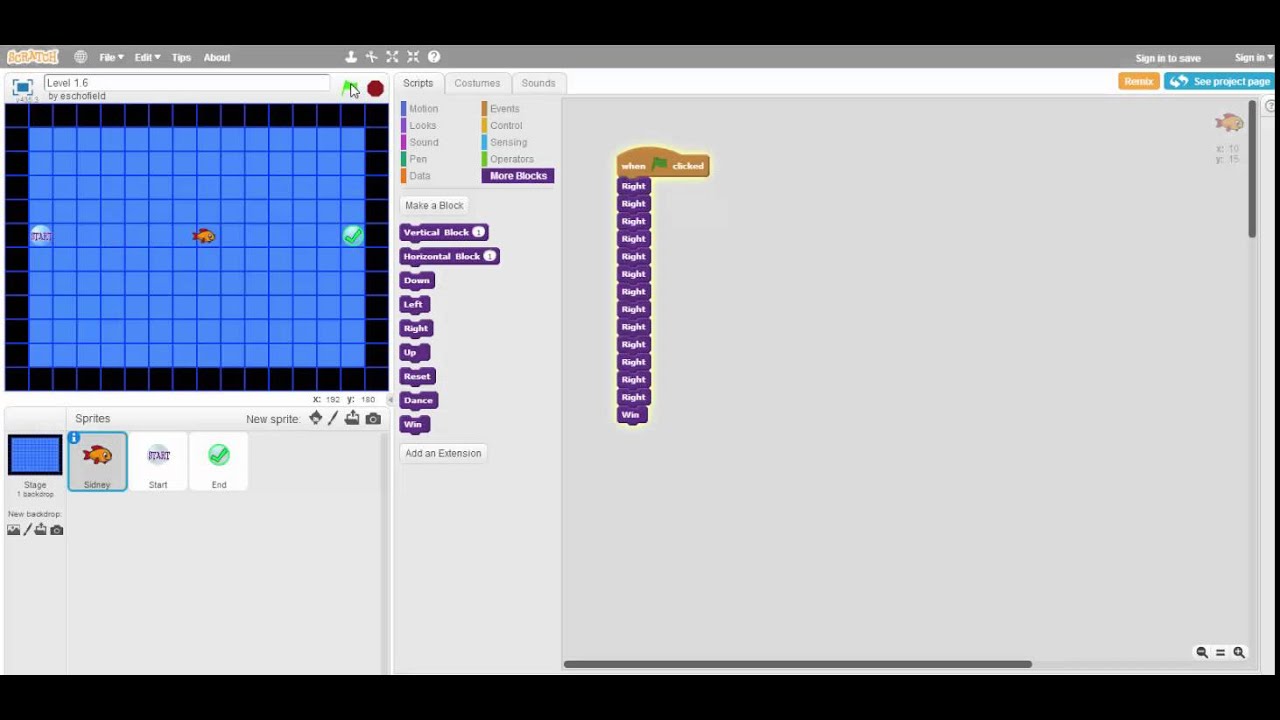 MyCS: Scratch Puzzle 1.6 - YouTube