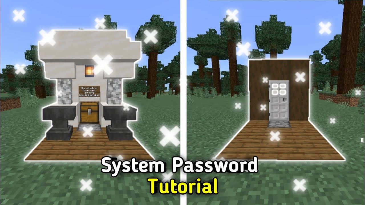 Membuat System Password di Minecraft | Minecraft Tutorial - YouTube