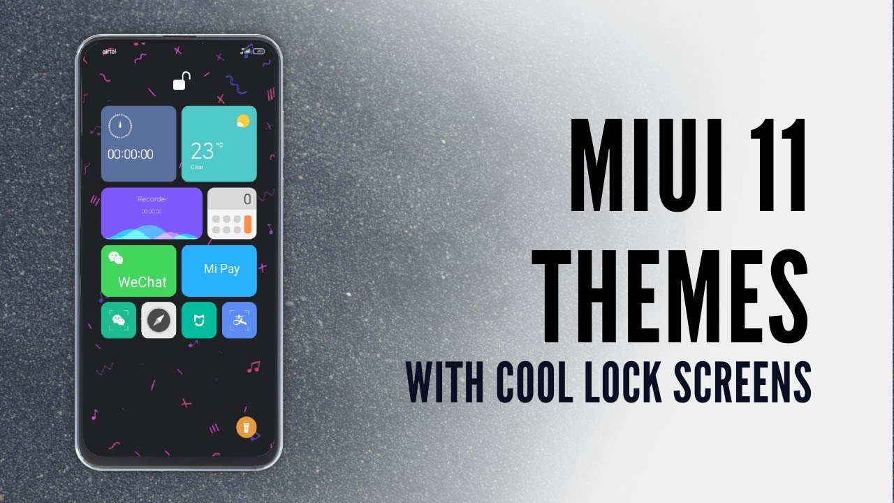Best MIUI 11 themes With Cool Lock Screens | MIUI 11 Supported Themes ...