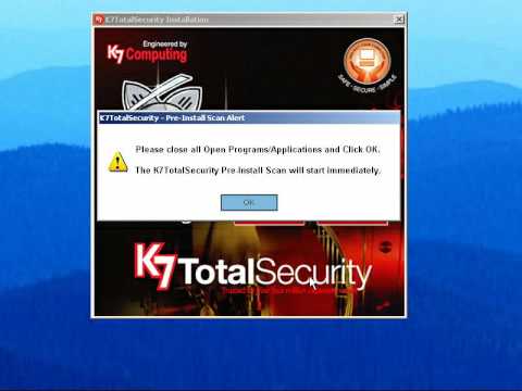 How to Install K7 Total Security 9.8 - YouTube