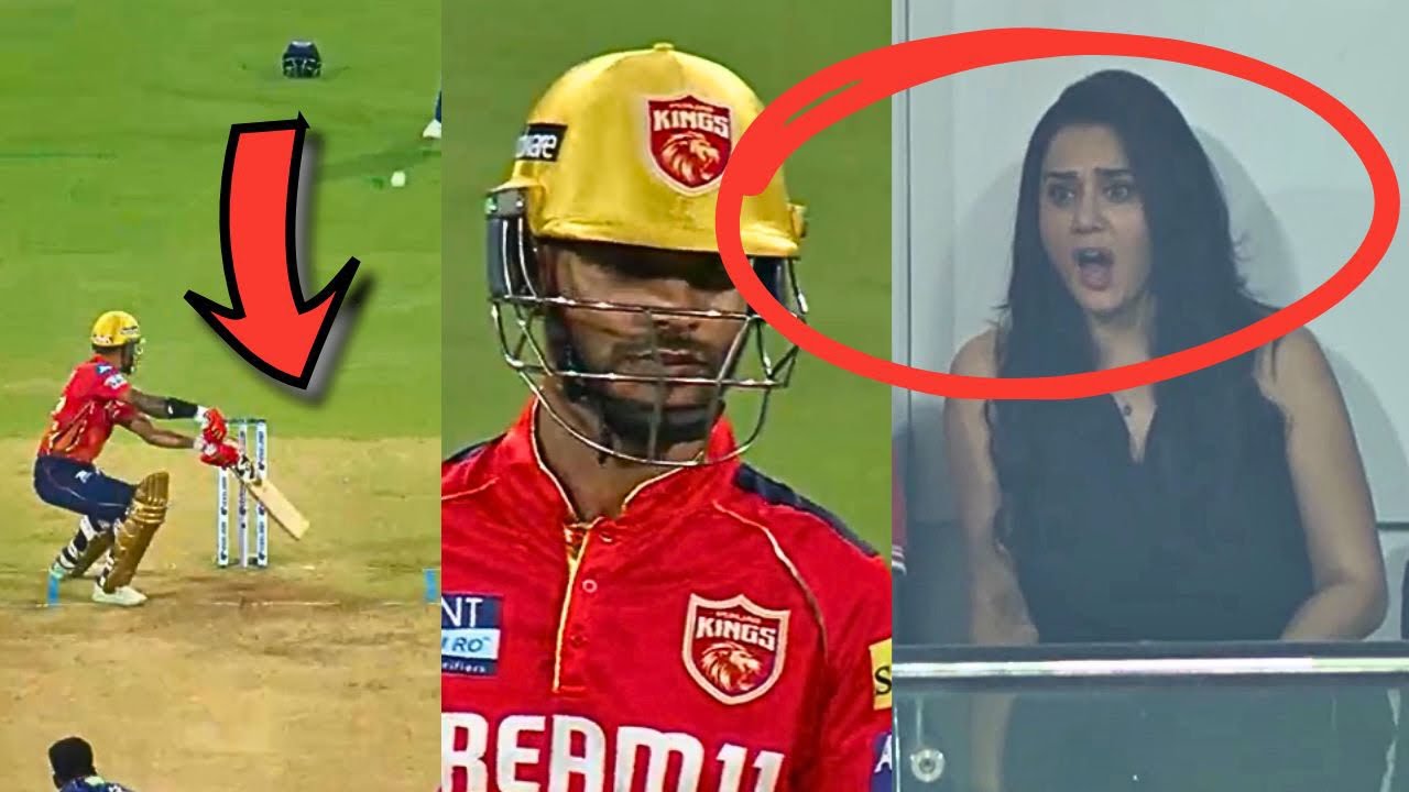 Shikhar dhawan sidewalked after mayank yadav bowled 155.8kmph | Lsg vs ...