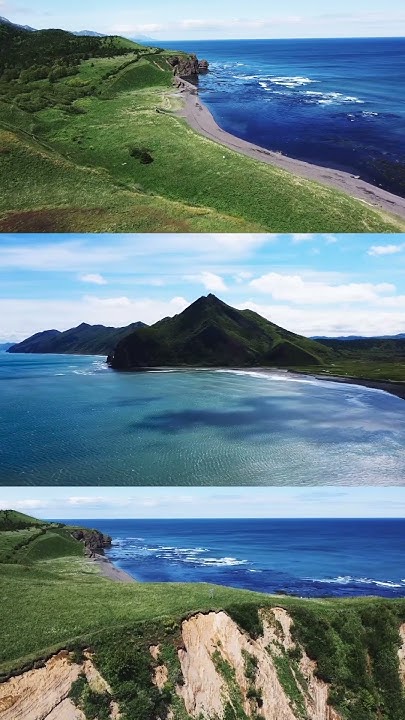 Немного ностальгии по лету 🏞️🏝️🌊📍Бухта Тихая о Сахалин море пляж