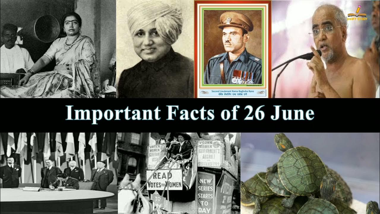 In English - History Of 26 June| Today History | On This Day | 26 June ...