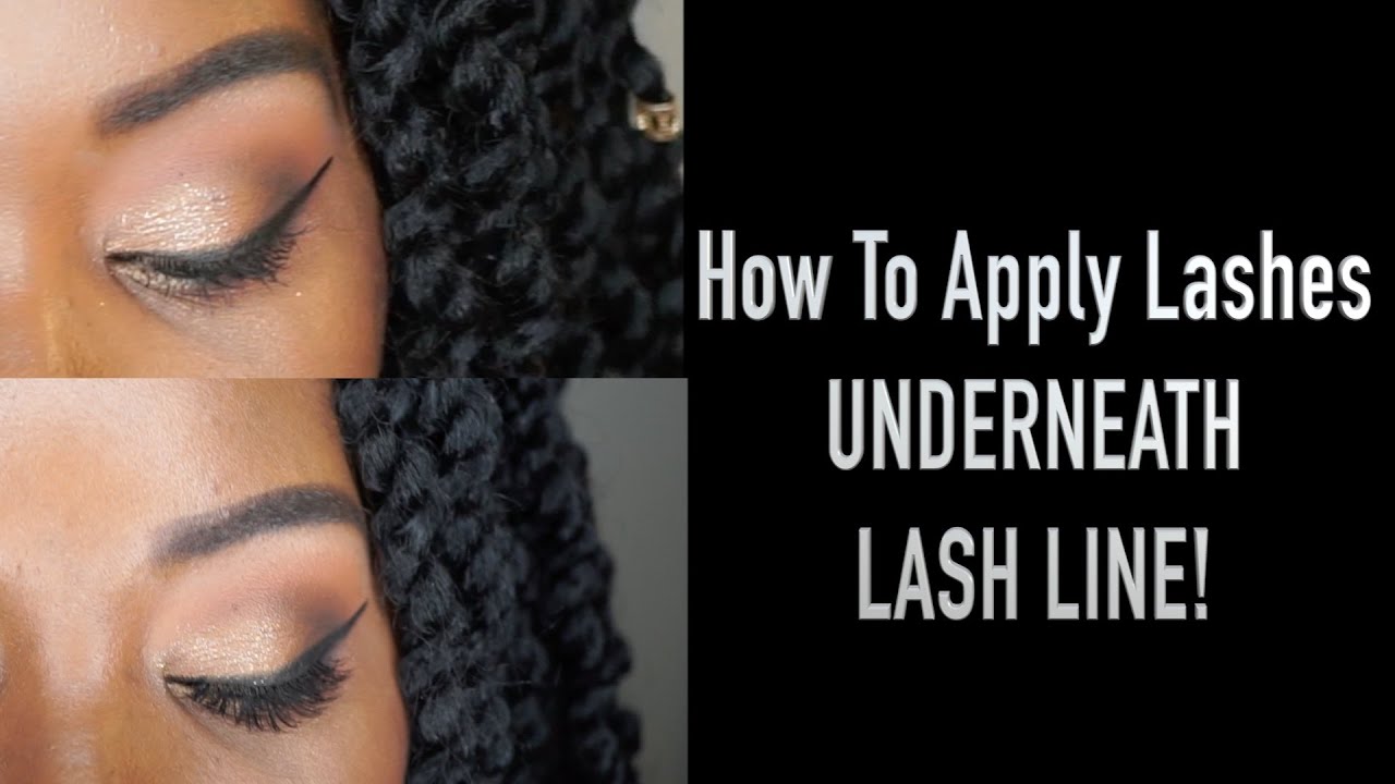 EYELASH HACK: Lashes Underneath Lash Line ? Does It Work!?? - YouTube
