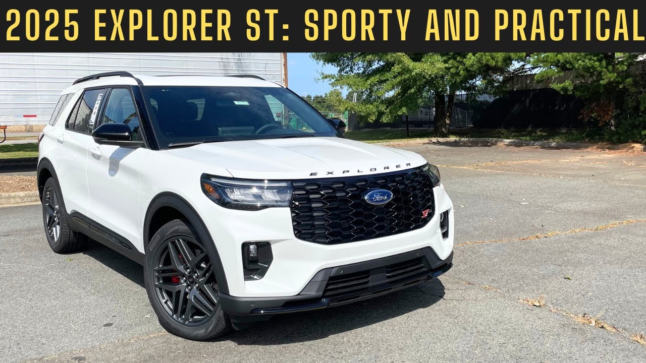 2025 Ford Explorer ST: POV Start Up, Test Drive, Walkaround and Review ...