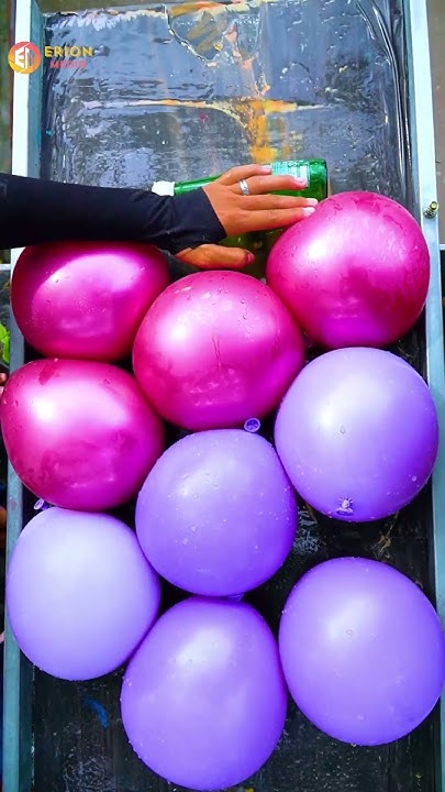 Dropping Water Balloons & Breaking Colorful Glass Bottles ASMR 🎈💦⚠️🔥 - YouTube