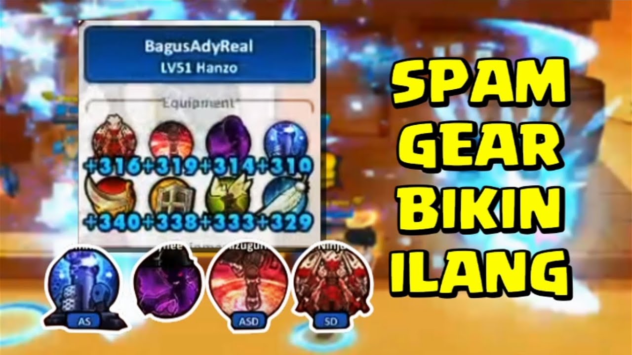 lost saga spam gear bikin tak terlihat - YouTube