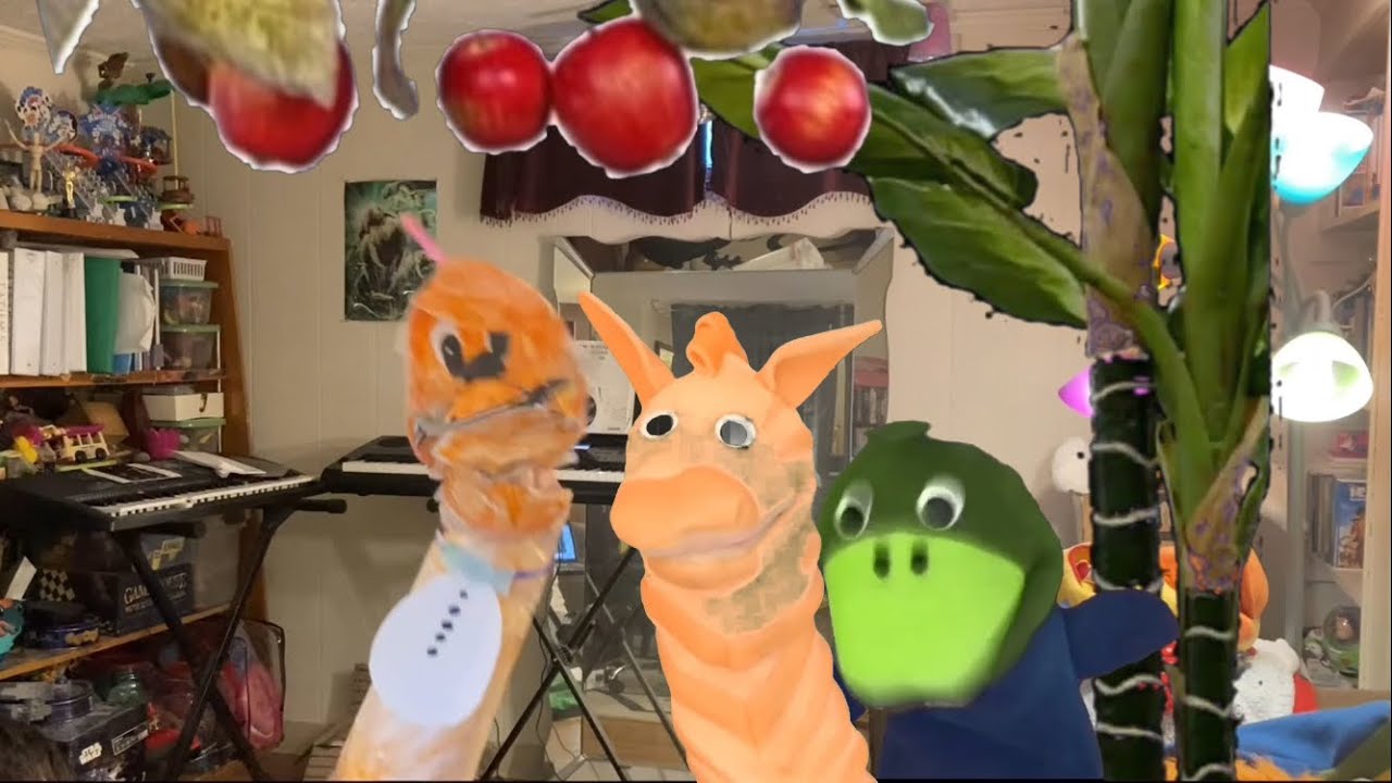 Puppet Skits - The Playroom Gang Pretends To Be Jungle Animals but ...