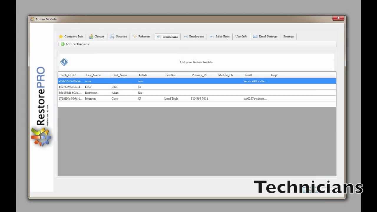 RestorePro® Restoration Management Software - Walkthrough. FloodTechs ...