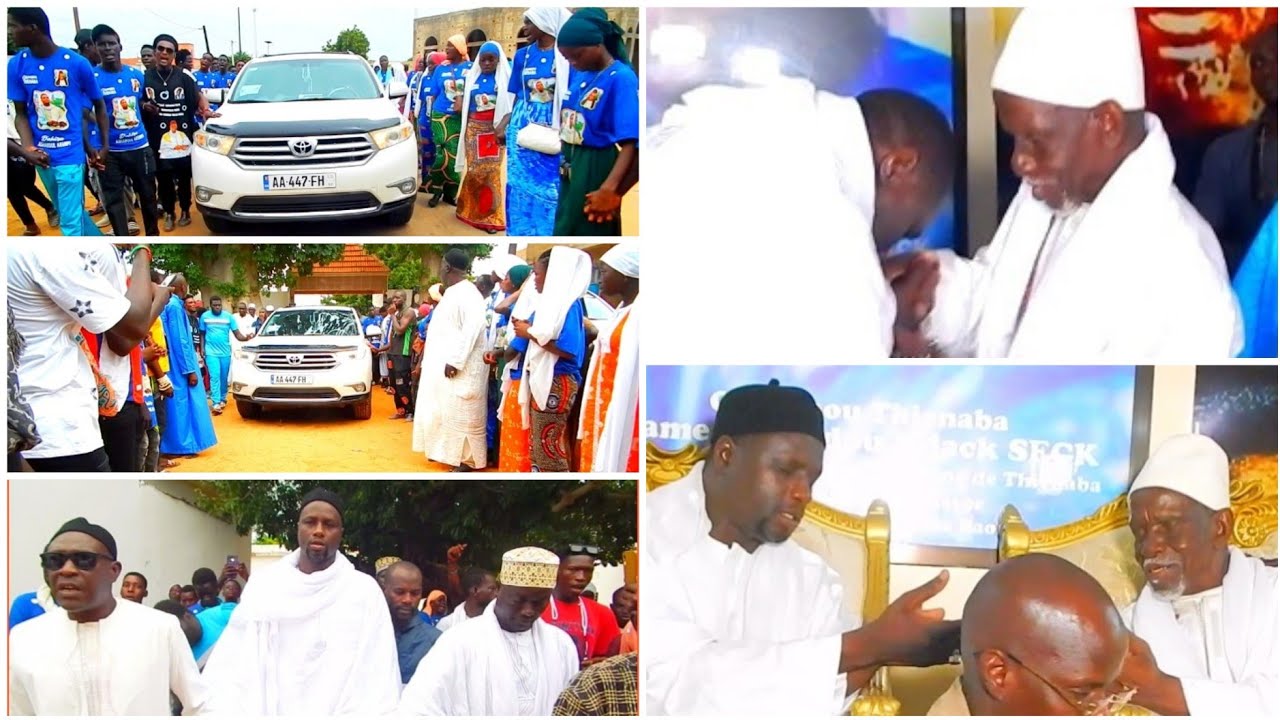 👉Arrivée Serigne papa seck MOURTADA au gamou de thienaba édition 2024 ...