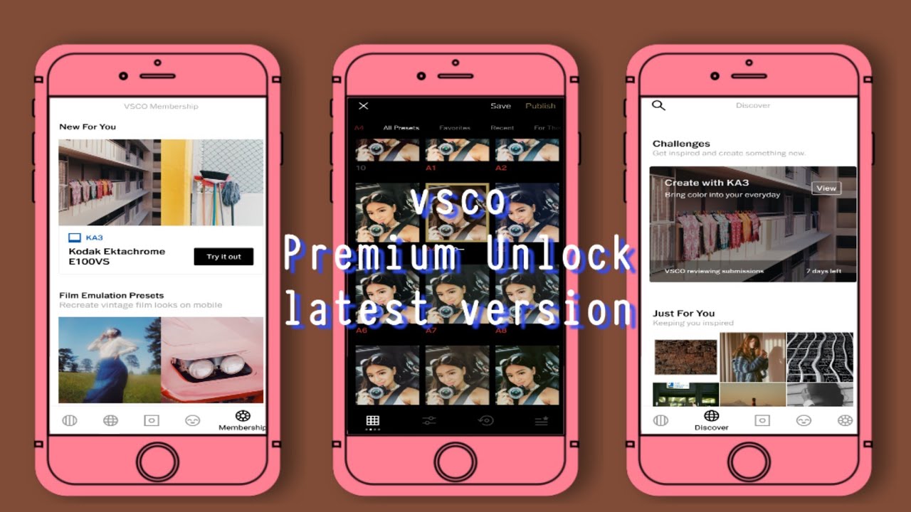 vsco premium app unlock the latest version - YouTube