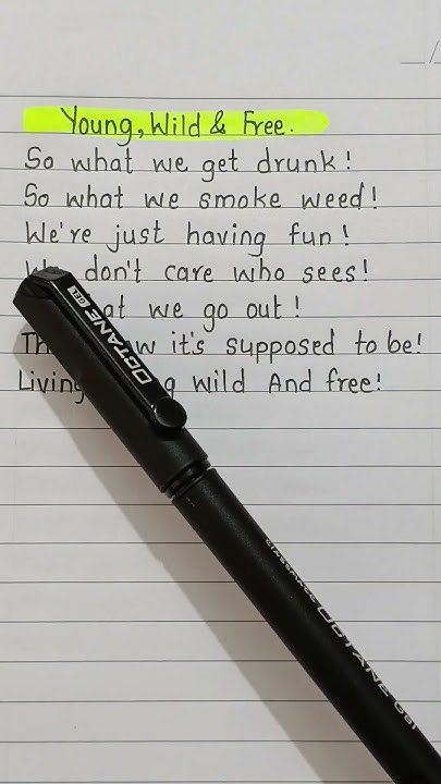 Young, Wild & Free song lyrics @snoopdogg @wizkhalifa #snoopdogg # ...