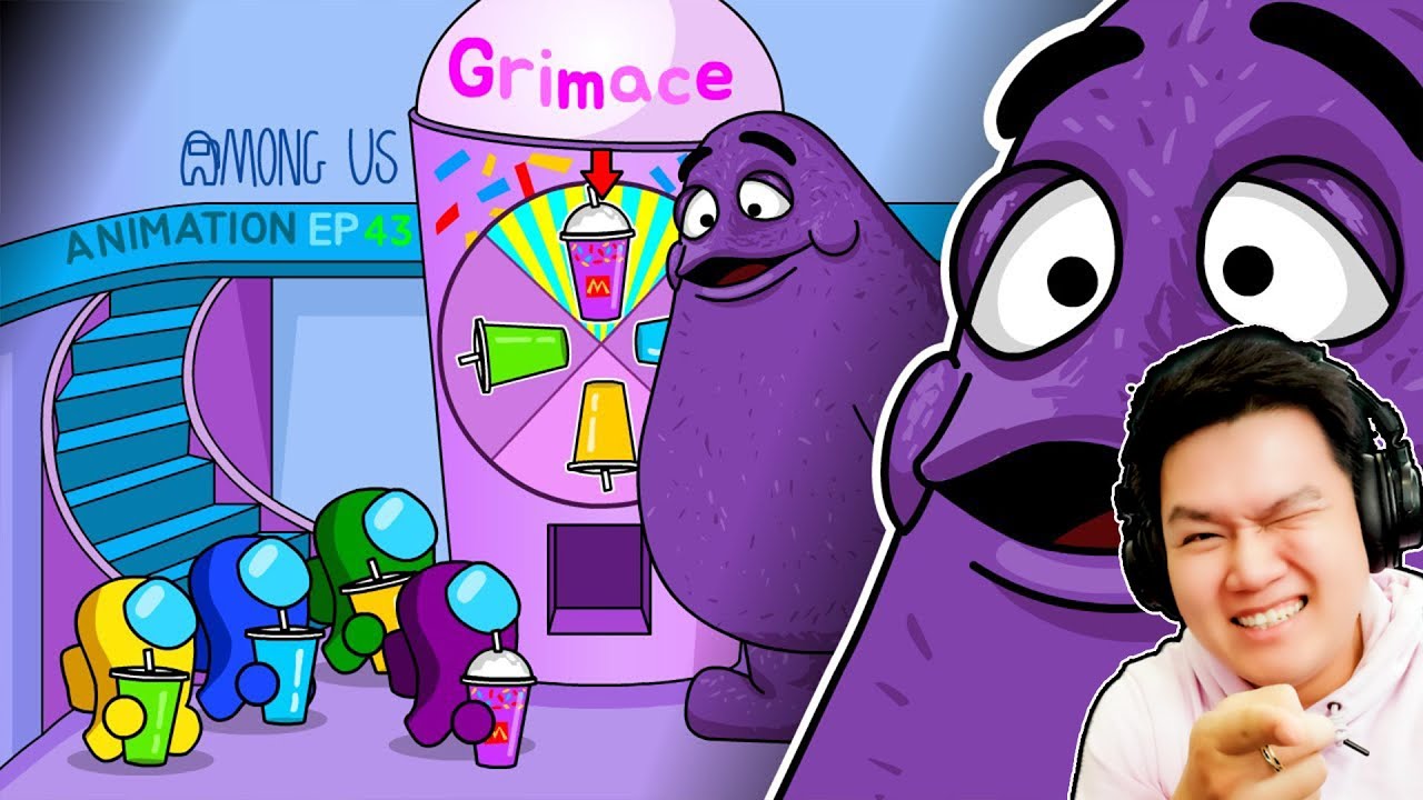 Máy Bán Nước Tự Động Bất Ổn _ Among Us VS Grimace Shake #amongus - YouTube